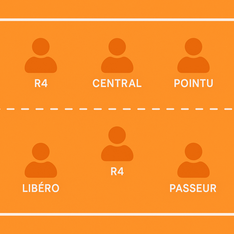 Les postes et positions au volley : explication rapide